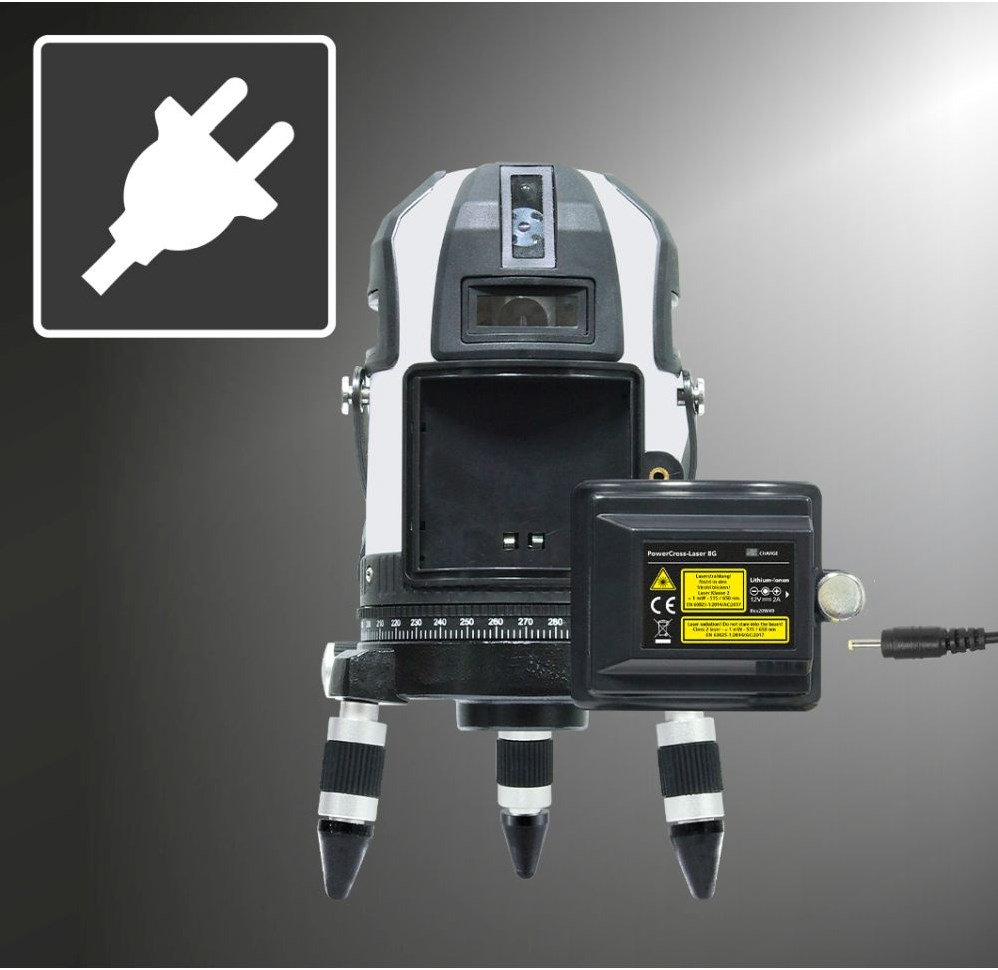 Laserliner PowerCross-Laser 8 G | Professionele Kruislijnlaser | groen ...