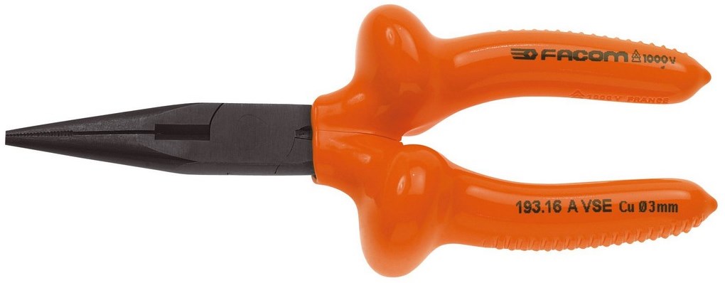 Facom tang met halfronde bekken geïsoleerd 16cm - 193.16AVSE ToolMax
