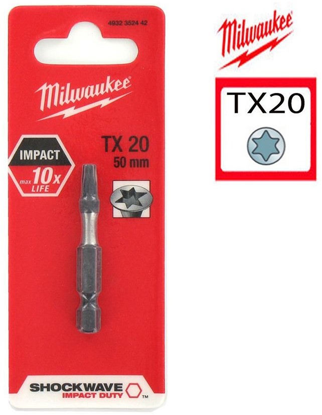 Milwaukee Accessoires 4932352442 / 4932430876 Shockwave - 4932430876 ...