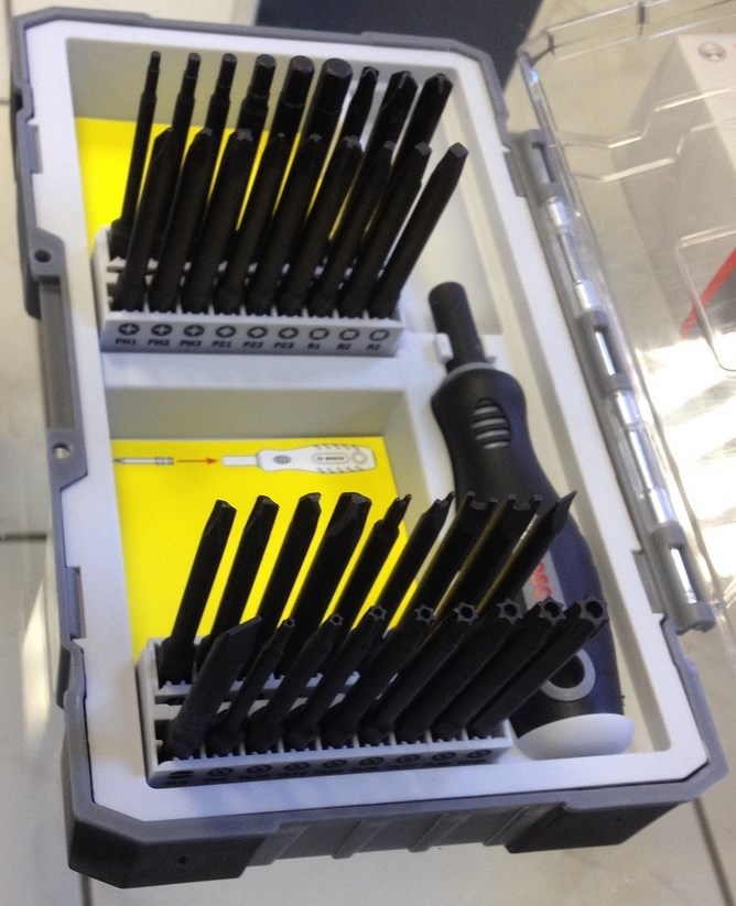 Bosch Accessoires 37-delige 75mm Bitset - te gebruiken als ...