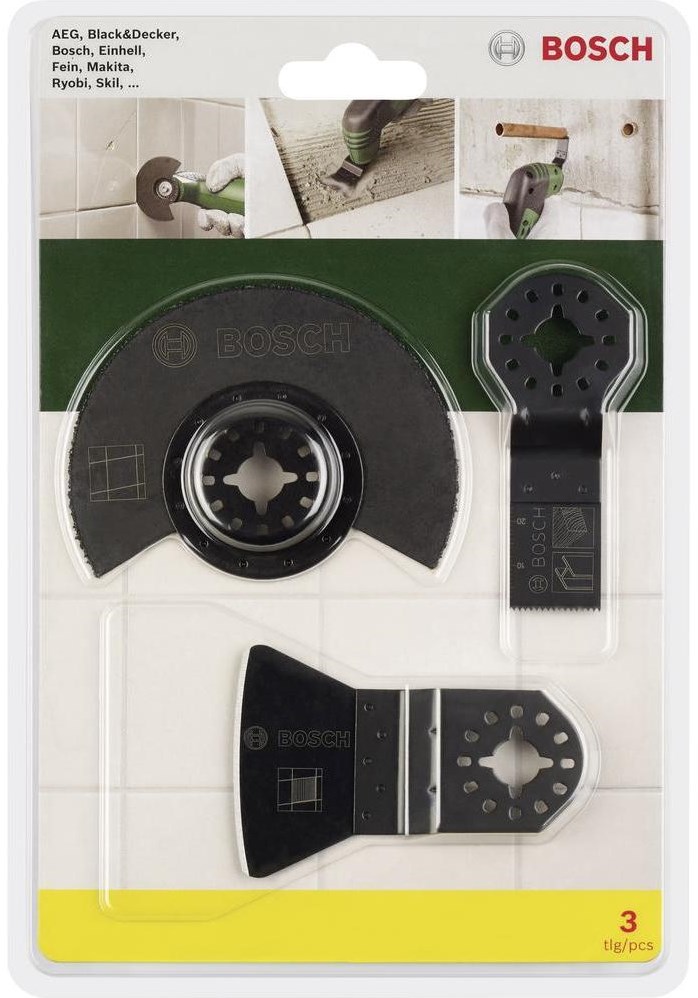 Bosch Accessoires 3-delige starterset "tegels" voor multitools ...
