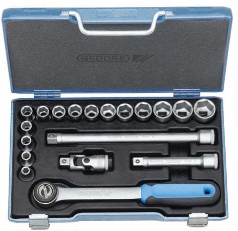 Gedore Dopsleutelset 1/2" 19-dlg. - 2682842 ToolMax