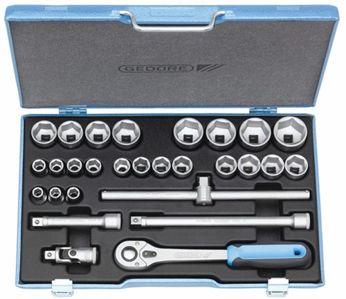 Gedore Dopsleutelset 1/2" 28-dlg. - 2682869 ToolMax