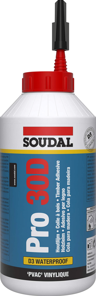 Soudal PRO 30D - Watervaste houtlijm | 20 L - 103069 ToolMax