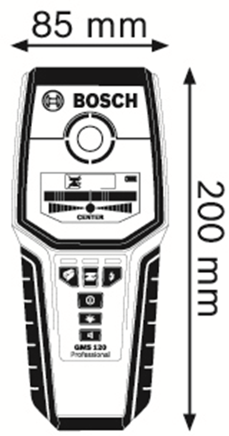 Bosch Blauw GMS 120 Multidetector - 0601081000 ToolMax
