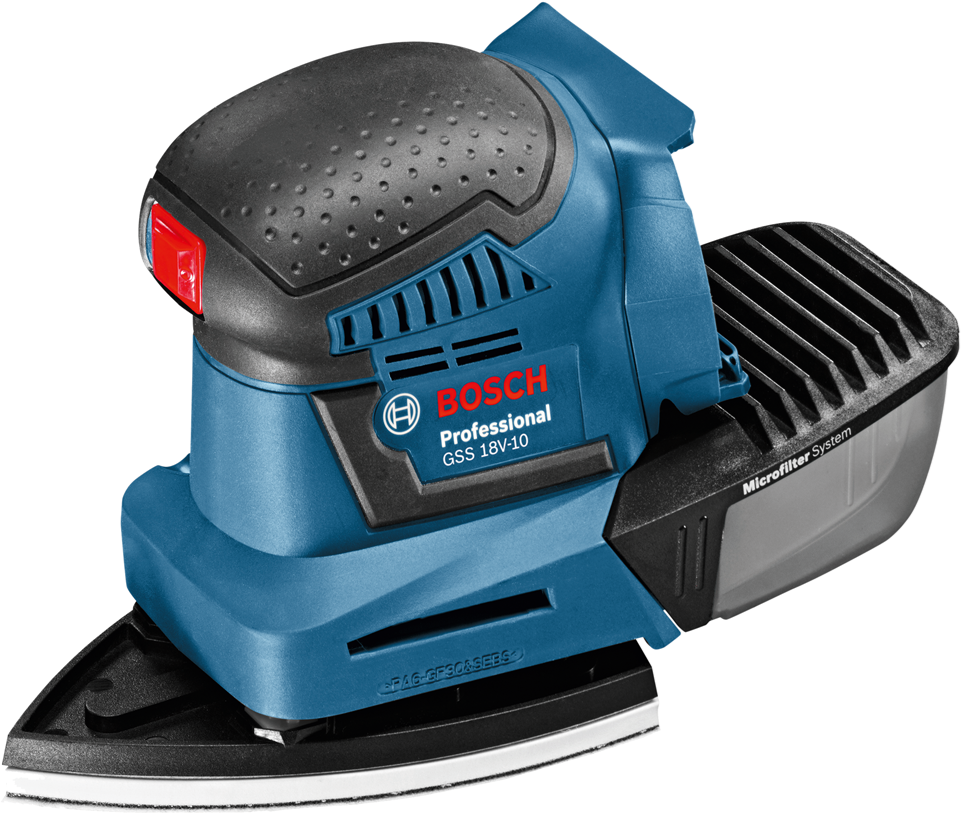 Bosch Blauw GSS 18V-10 Professional accu schuurmachine Body | zonder ...