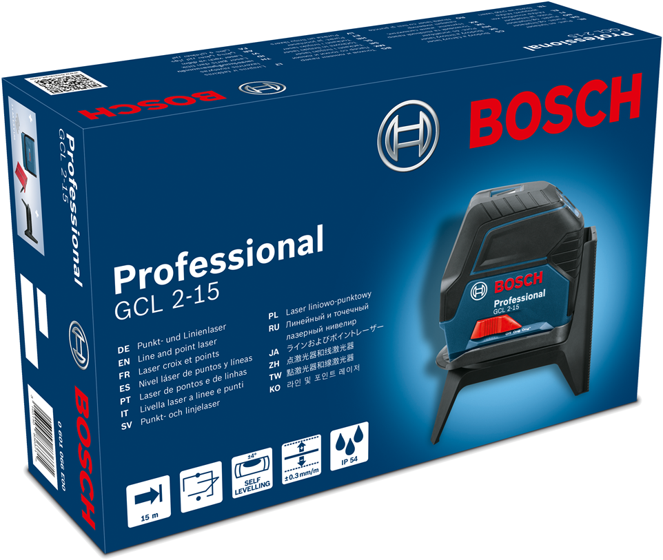 Bosch Blauw GCL 2-15 Professional Lijnlaser + BM3 Houder - 0601066E02 ...