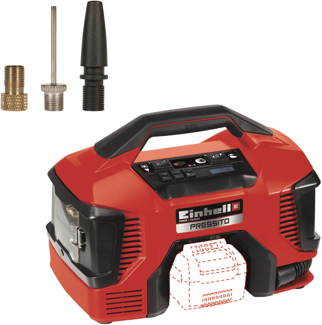 Einhell PRESSITO Solo - Accu Compressor | 18V | 11 bar | 21 L/Min ...