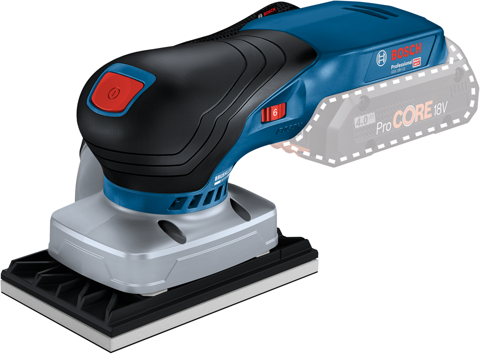 Bosch Blauw GSS 18V-13 | Accu Vlakschuurmachine | 18V | Zonder accu's ...
