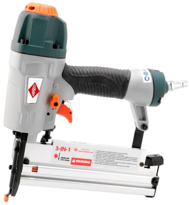 Airpress Pneumatische Combi Tacker 3-in-1 | minibrads | brads max 50 mm ...