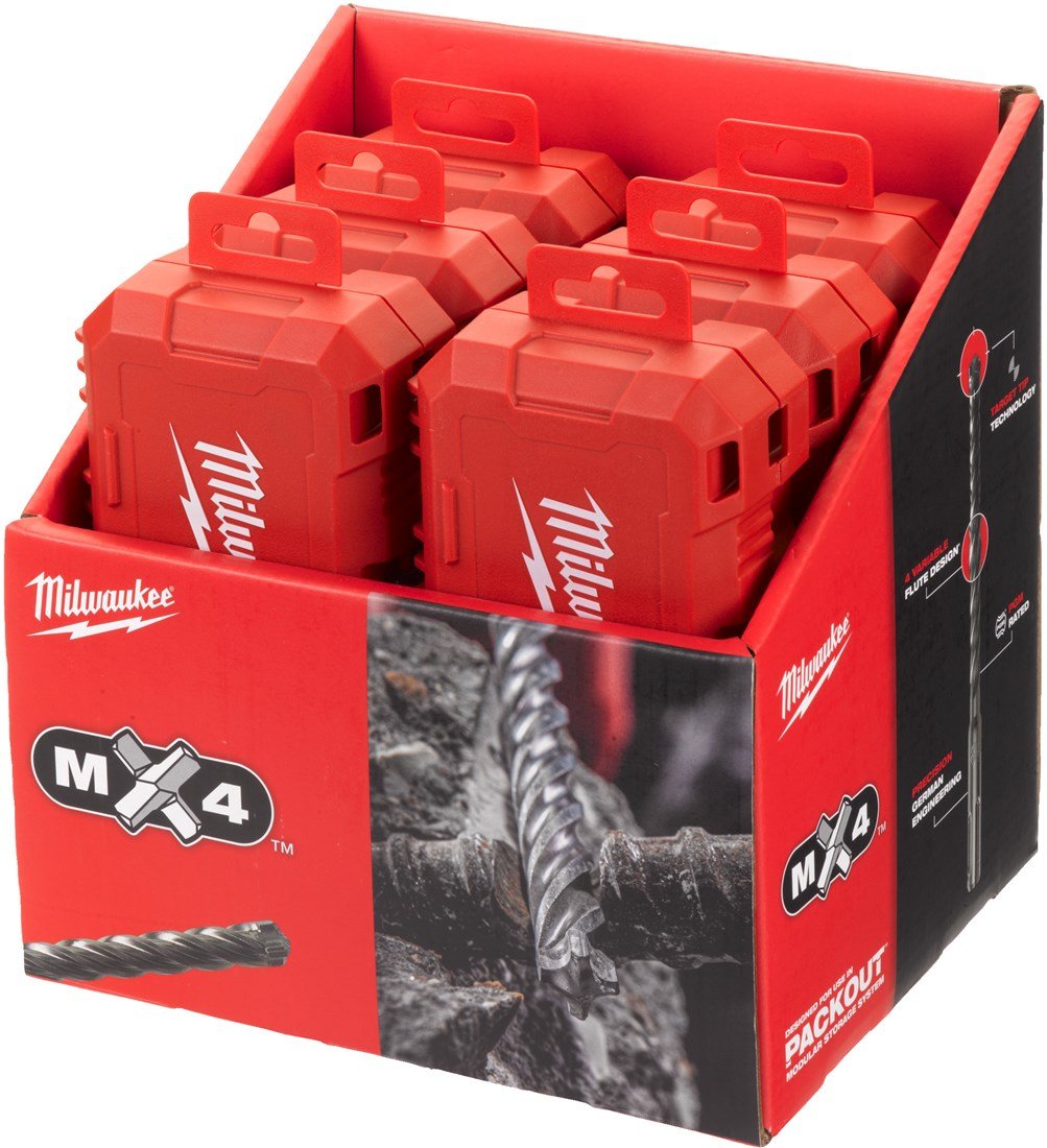 Milwaukee SDS-PLUS Borenset MX4 Set 3 | Packout Friendly B - 4932492115 ...