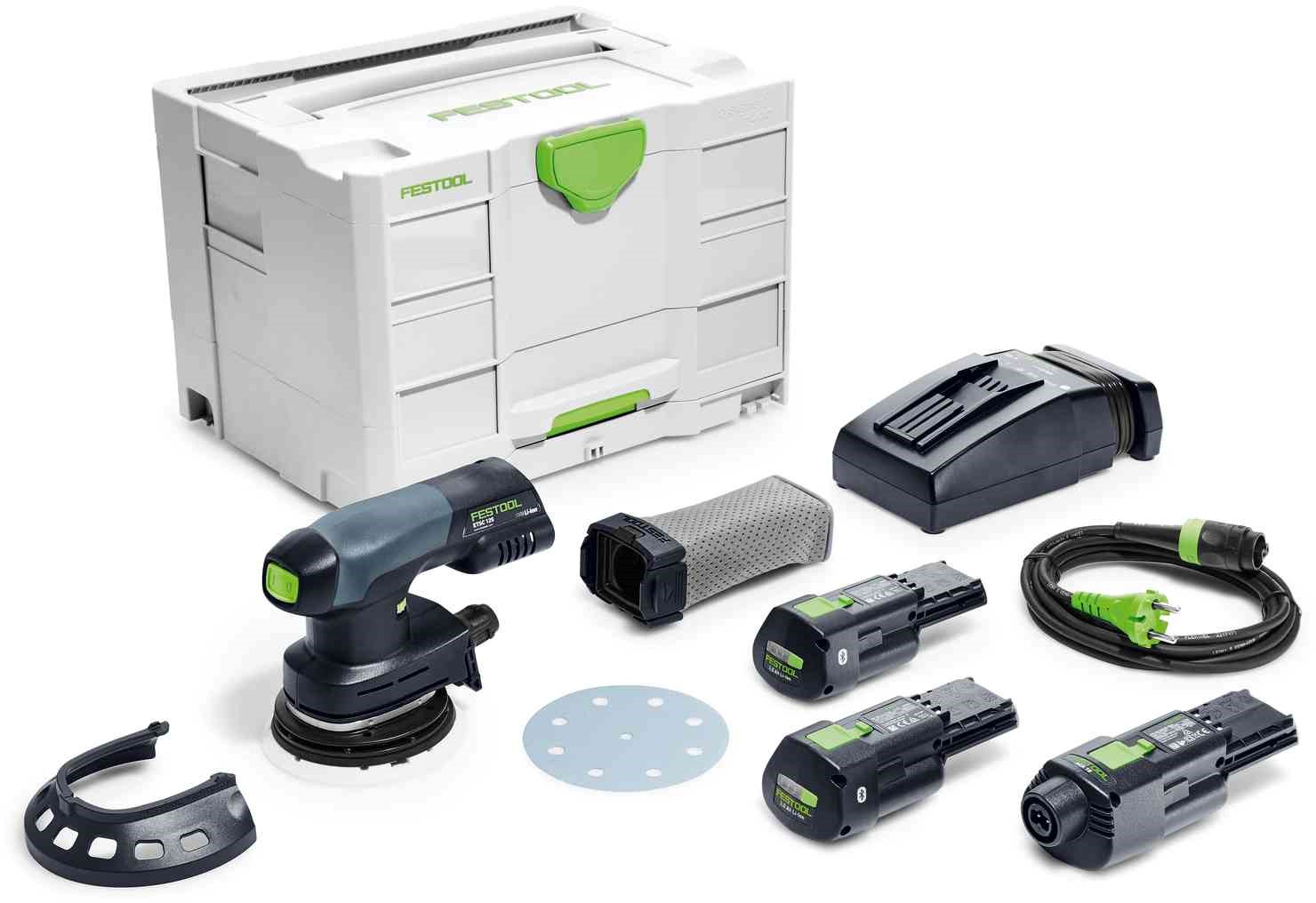 Festool Accu-excenterschuurmachine ETSC 125 3,0 I-Set - 577689 - 577689 ...