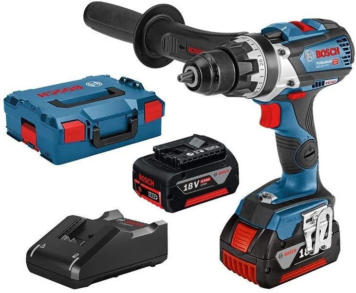 Bosch Blauw Gsr 18v 110 C 18v Li Ion Accu Boor Schroefmachine Set