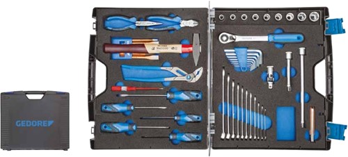 Gedore Gereedschapset Touring, In Koffer, 49-Dlg. (1000) - 6600780 ToolMax