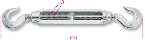 Beta 8007Z-K M12-Spanschroeven Met 2 Haken - 080079112 ToolMax