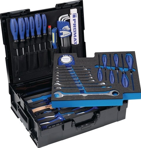 Promat Gereedschapsassortiment | universele | 44-delig | L-Boxx - 4000871570 4000871570 ToolMax