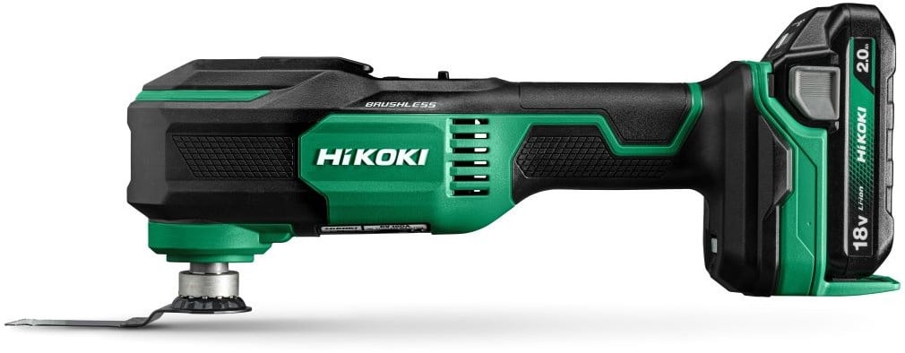 Hikoki CV18DAWRZ Accu Multitool | 18 V | Inclusief 2 x 2.0 Ah accu's en lader | In HSC II koffer ...