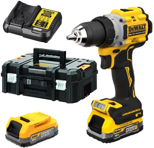 DeWalt DCD805E2T-QW - 18V XR G3 Compacte Schroef-/klopboormachine | 2x ...