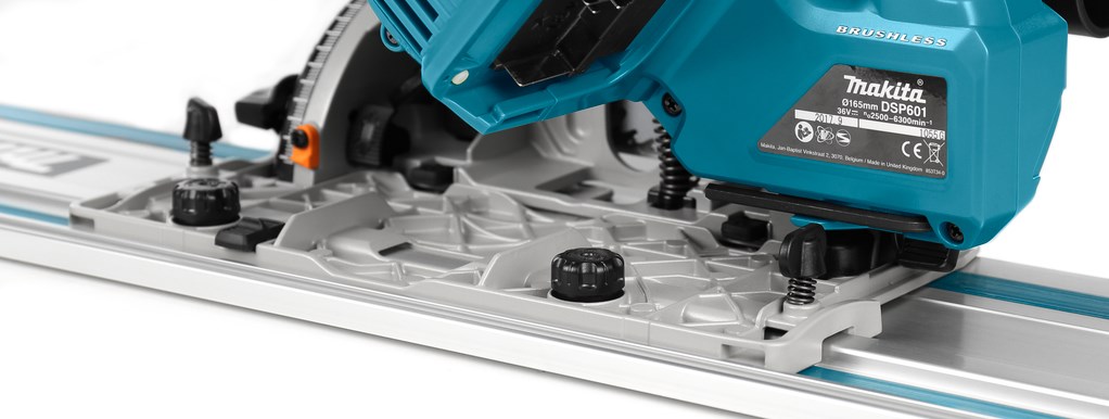 Makita DSP600ZJ2 Accu invalzaag LXT 2x18V met geleiderail en tas ...
