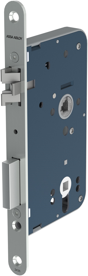 ASSA ABLOY 2436 Toilet/badkamerdeurslot | DM60mm | WC72mm | krukgat 8mm | voorplaat RVS 20x235mm ...