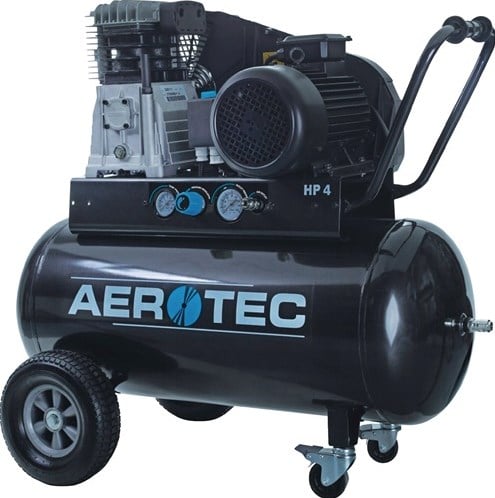 Aerotec Compressor | 600 l/min 10 bar | 3 kW 400 V 50 Hz | 90 l | 1 ...