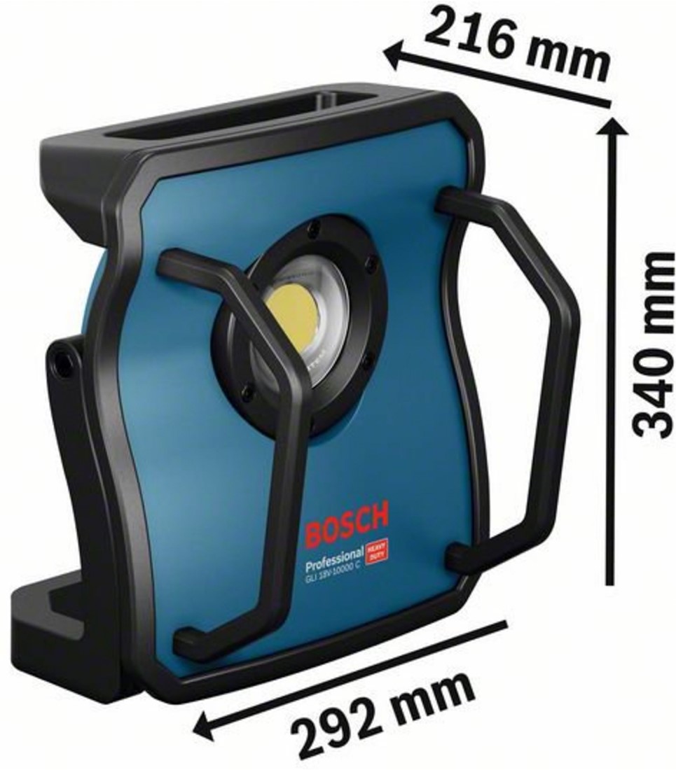 Bosch Blauw GLI 18V-10000 C | 18V Li-Ion | Accu lamp | 10000 lumen ...