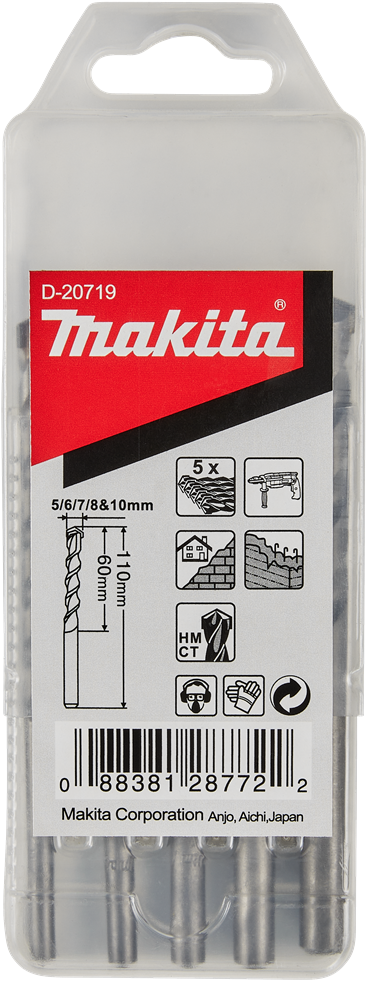Makita Accessoires Steenborenset 5-delig - D-20719 D-20719 ToolMax