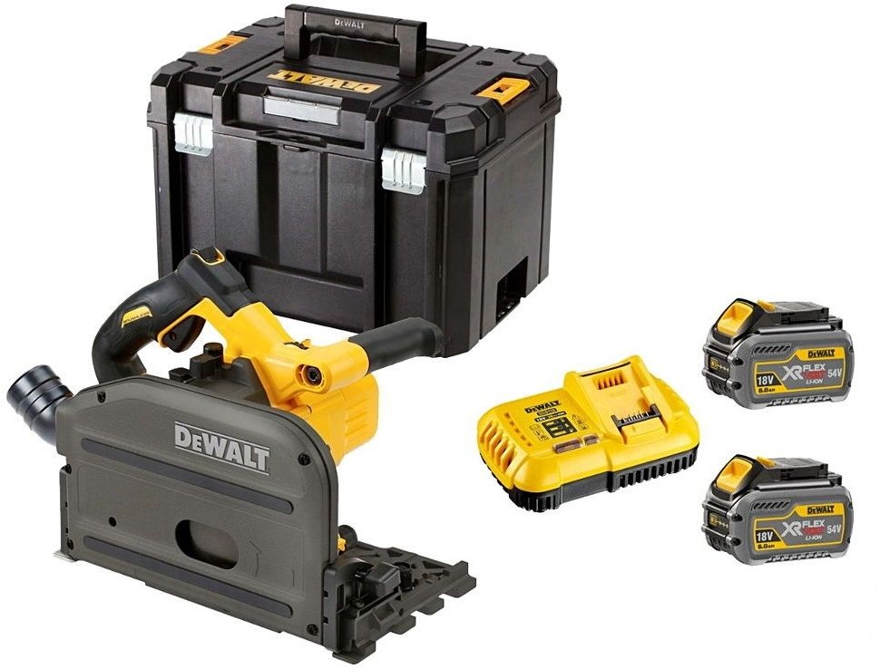 DeWalt DCS520T2 XR Flexvolt Inval Cirkelzaag 54v 165mm - DCS520T2-QW ...