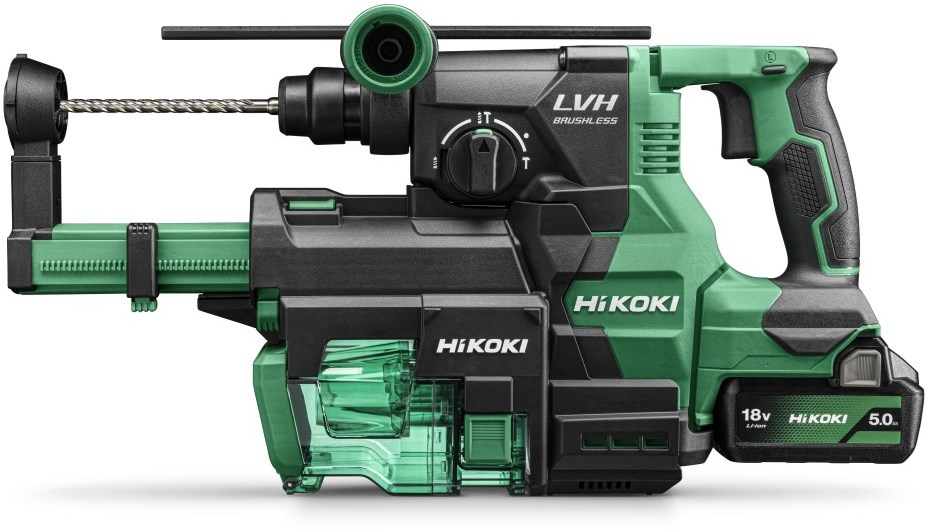 Hikoki DH1826DAWUZ Accu boor-breekhamer | 18V | 3.2 J | 2 x 5.0 Ah accu's + oplader | In HSC II ...