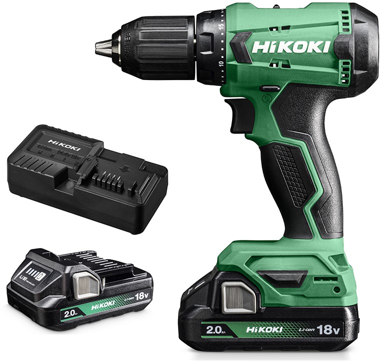 Hikoki DS18DAWCZ | Accu Boor-schroefmachine | 18 V | 50 Nm | 2 x 2.0 Ah ...