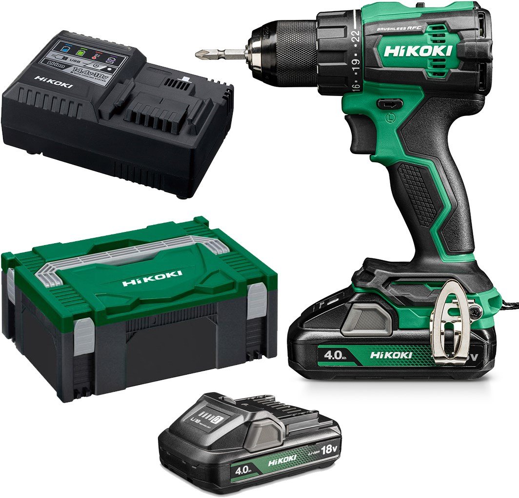 Hikoki DS18DEWHZ Accu boor-schroefmachine | 18 V | 70 Nm | 2 x 4,0 Ah ...