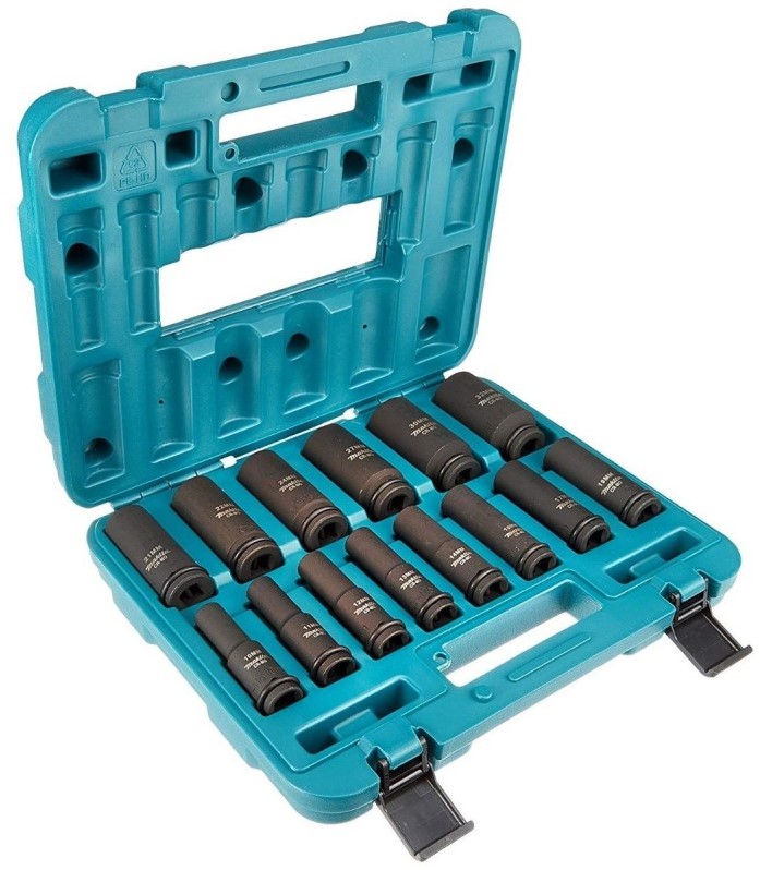 Makita Accessoires E-16586 | Krachtdopset | IMP 1/2 | 14-dlg - E-16586 ...