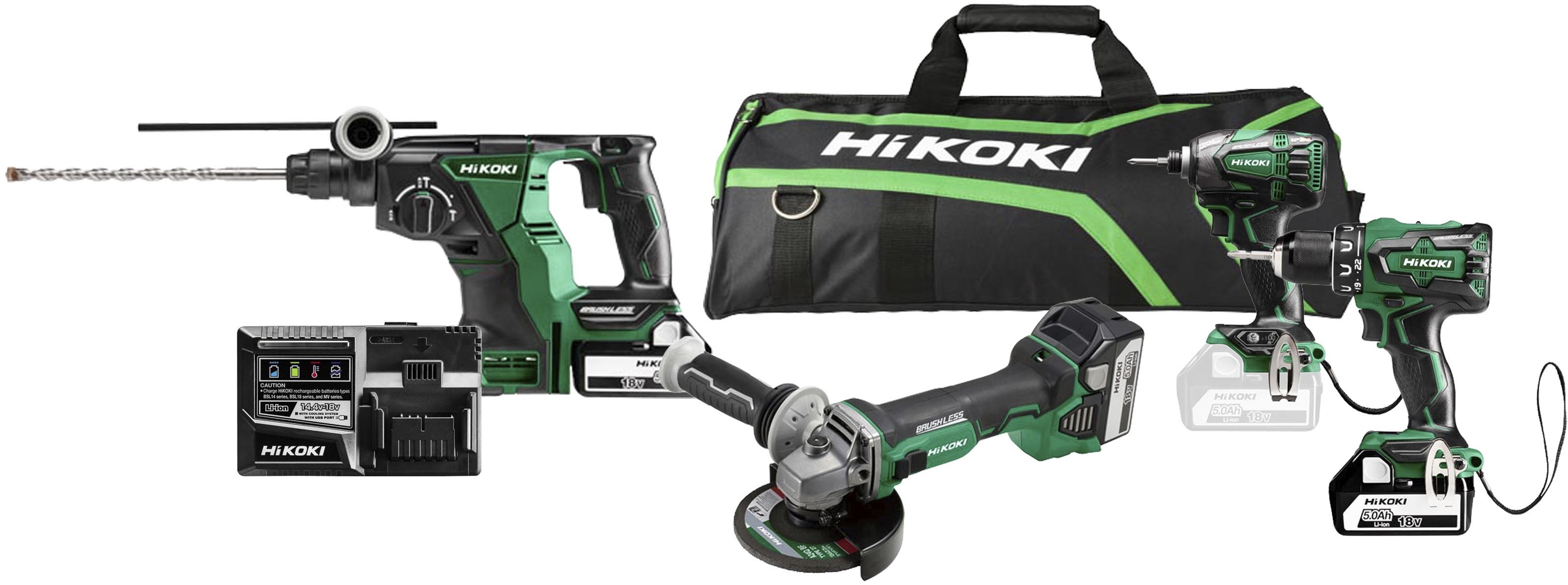 Hikoki KC18DG4L WDZ DS18DBSL / DH18DBL / WH18DBDL2 / G18DBL 3 X 5,0Ah ...