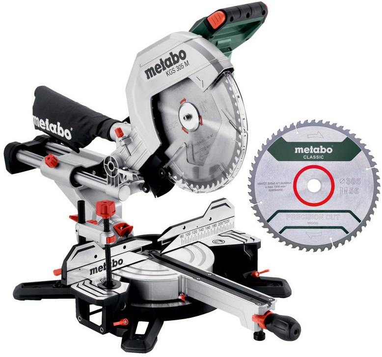 Metabo Afkortzaag KGS 305 M SET met trekfunctie | nieuwste model ...