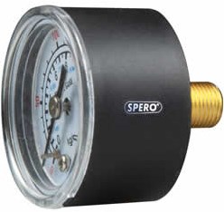 Spero Kunststof compressor drukmeter | 54mm | Bar/PSI ...