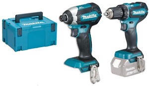 Makita DLX2289ZJ combiset (bodies) - DDF485 18v Boor- en schroefmachine + DTD153 Accu ...