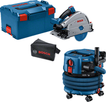 Bosch Blauw GKT 18V-52 GC Professional Accu-invalzaag + GAS 18V-12 MC ...