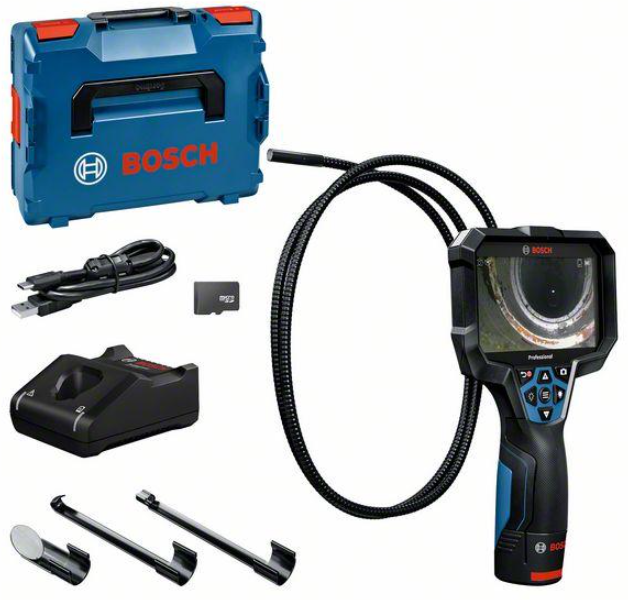 Bosch Blauw GIC 12V-5-27 C Professional Inspectiecamera | 1 x 2,0 Ah accu + lader | In L-Boxx ...