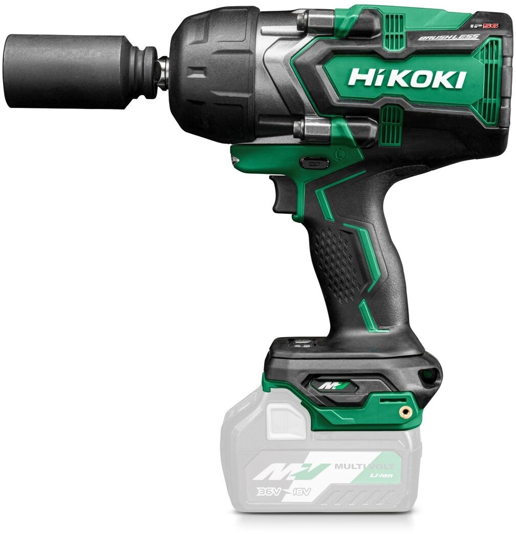 Hikoki WR36DGW4Z | Accu Slagmoersleutel | 1/2" | 36V | BL | 2000 Nm ...